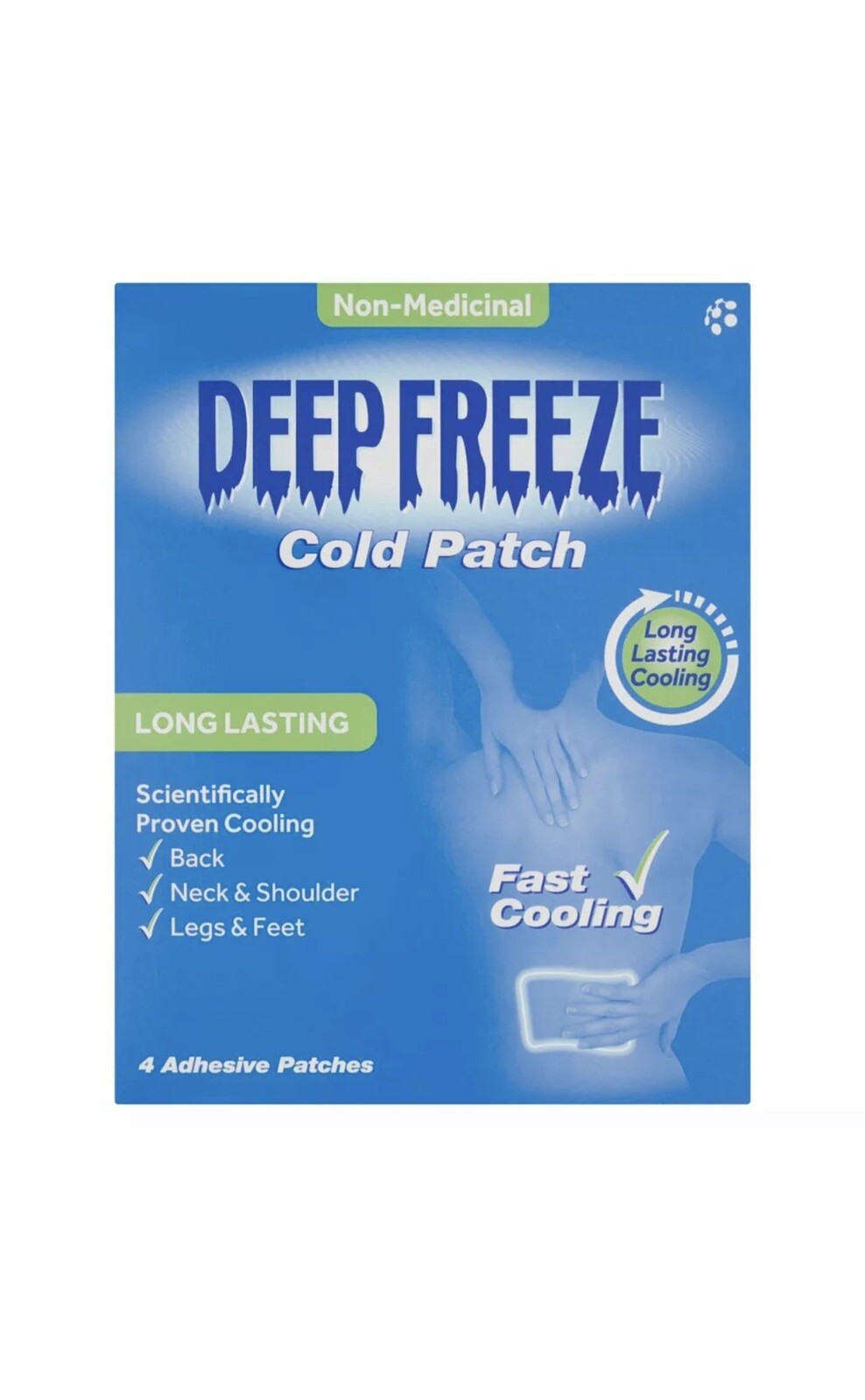 Well Patch Deep Freeze Cold Patches Cooling Therapy for Sprains Muscle ...