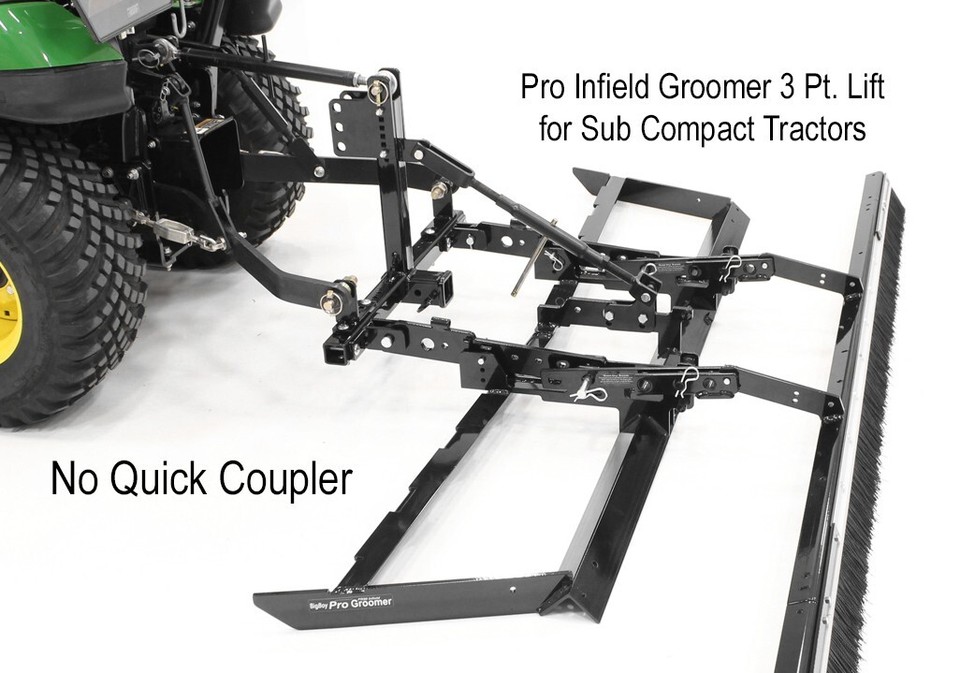 Pro Infield Groomer PR72 3 Pt. Lift Sub Compact Tractors Cat 0/1 ...