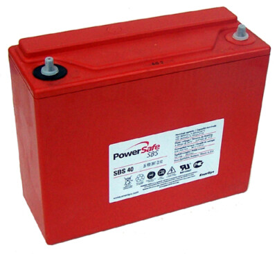 SBS40 Enersys Powersafe AGM Batterie Hawker 12V 40Ah alternativ ...