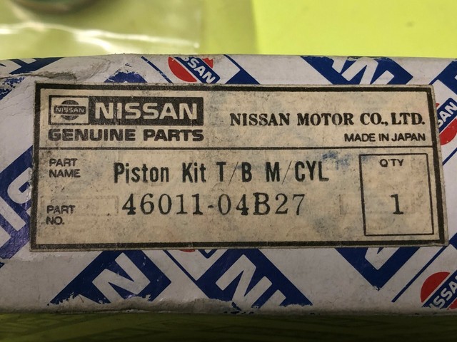 Genuine Nissan OEM 46011-04b27 Piston Kit M/c 4601104B27 for sale ...