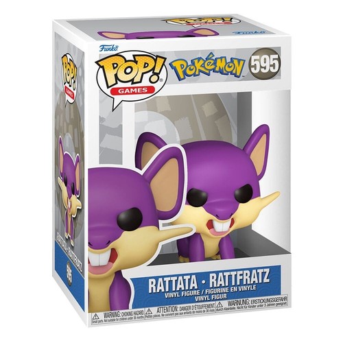 POKEMON PIKACHU Figurine RATTATA N° 595 FUNKO POP DISPO | eBay