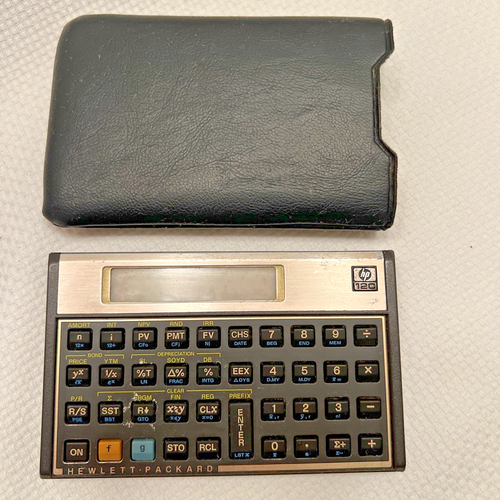 Hewlett Packard HP 12C Financial Calculator & Protective Case TESTED | eBay