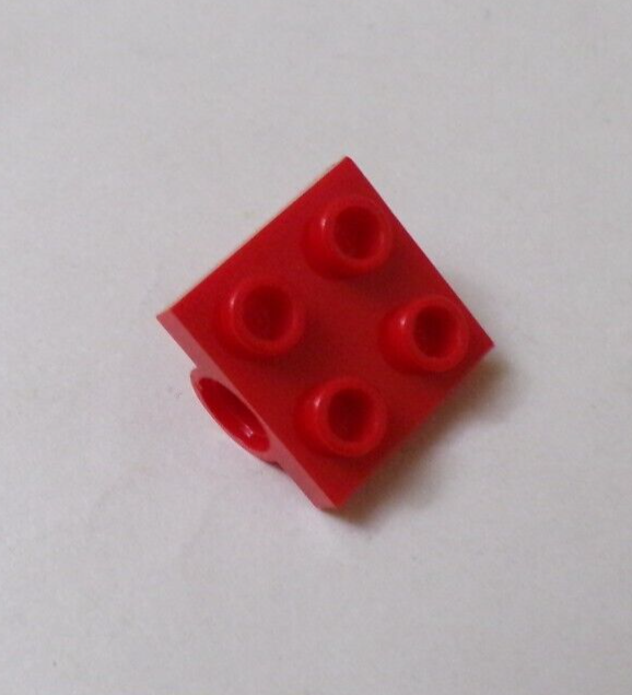 Lego x1 Red Modified 2x2 Plate With Two Axle Holes, 2817 (028-44) | eBay