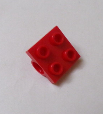 Lego x1 Red Modified 2x2 Plate With Two Axle Holes, 2817 (028-44) | eBay