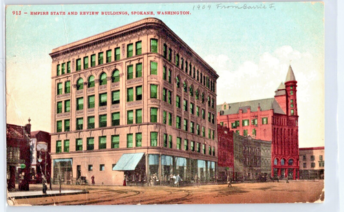 Paulsen Building, Spokane, Washington (1909) - Vintage Postcard | eBay