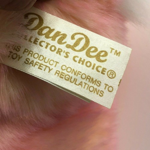 Dan Dee Hoppy Hopster Plush Easter Bunny Rabbit 27" Pink Peach Flowers ...