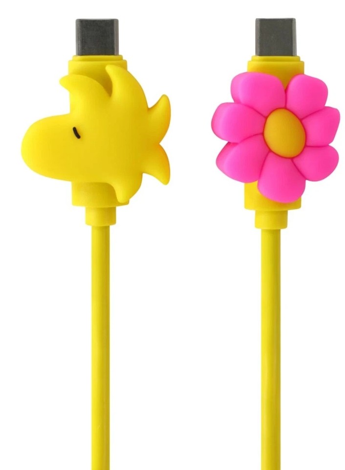 NEW Peanuts Woodstock and Flower 4ft USB-C to USB-C Electronics ...
