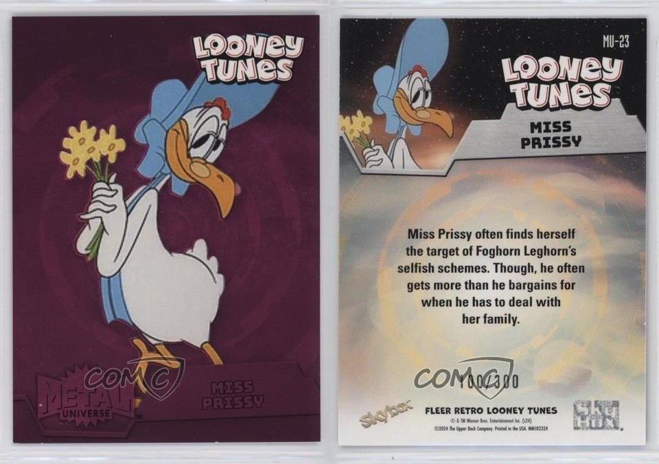 2024 Fleer Retro Looney Tunes Metal Universe Pink Fx 100 300 Miss