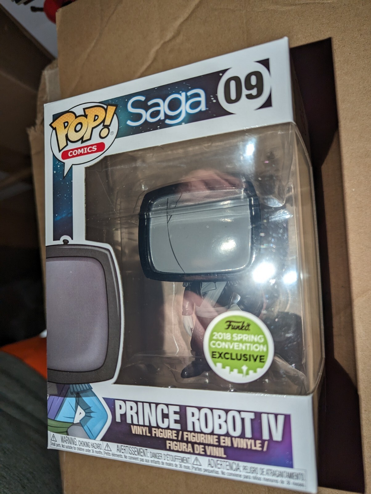 Funko Pop Saga Prince Robot IV Black Mouring Costume Convention ...