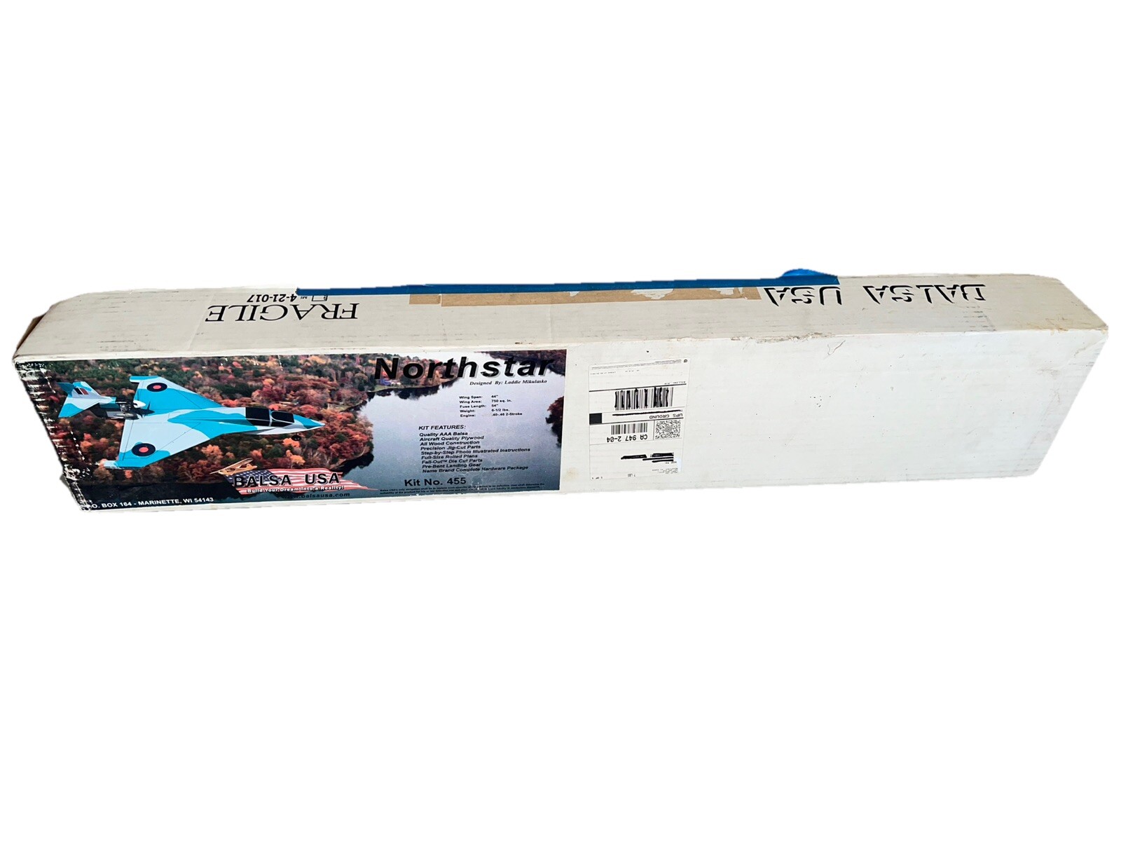 Balsa USA Northstar Flying Boat Seaplane Rc Remote control Airplane kit ...