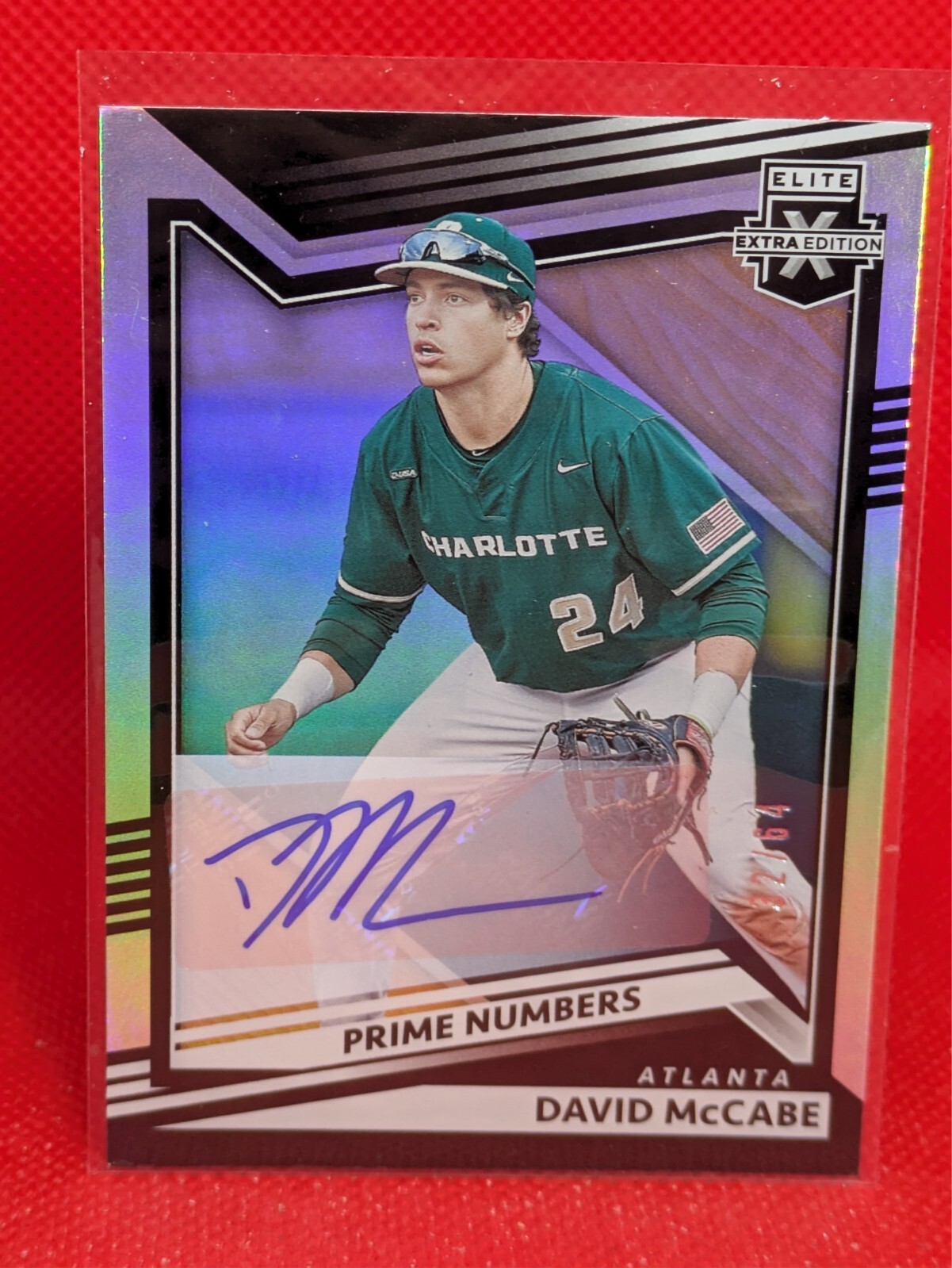 David McCabe Auto -2022 Elite Extra Edition Prime Numbers #/64 ...