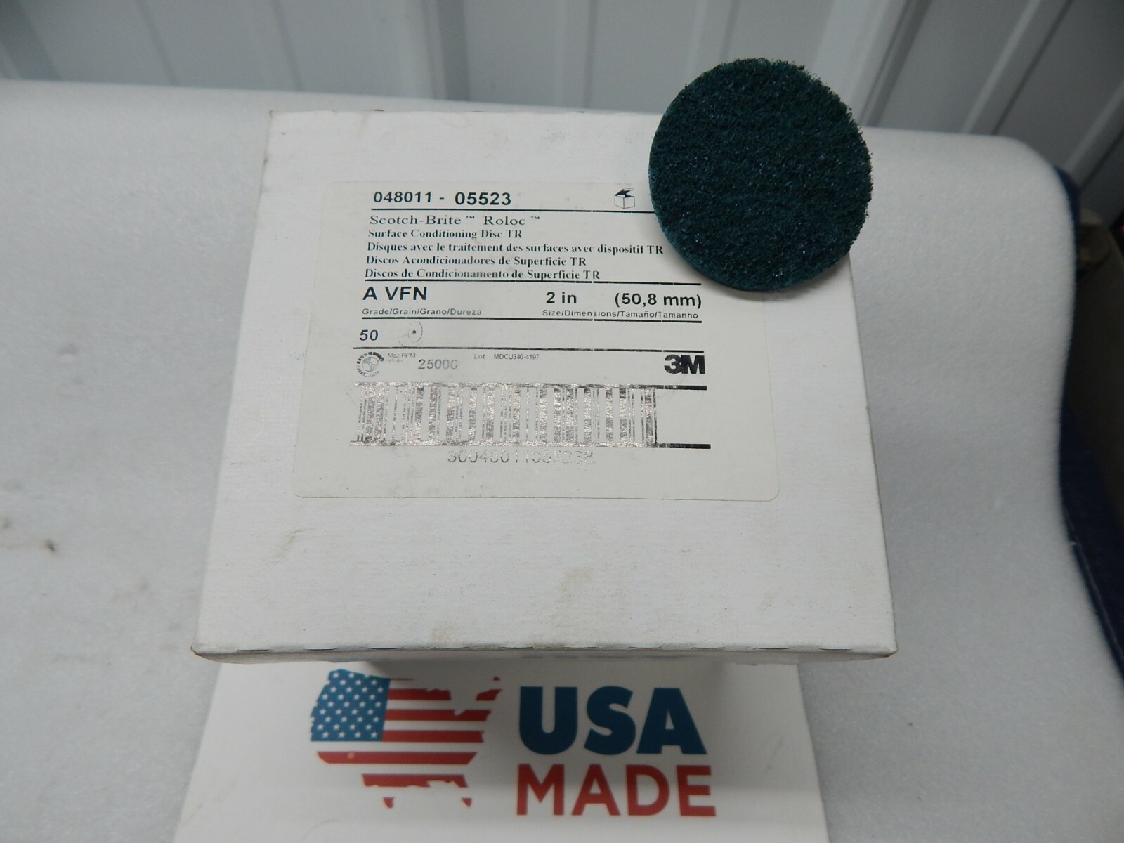 3M Scotch-Brite, 048011-05523 Roloc Surface Conditioning Disc 2" Box of ...