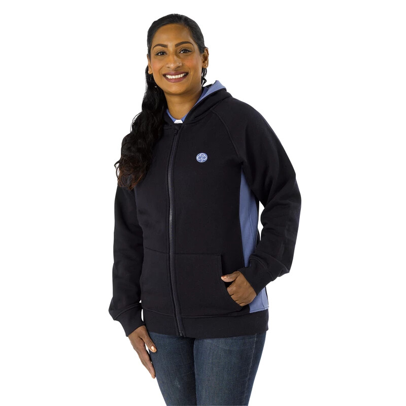 Girlguiding Hoodies Leader Uniform Polo Shirt Zip Up Adults Women White ...