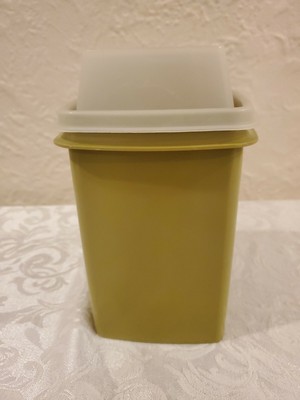 Vintage 3 piece TUPPERWARE PICKLE SAVER Olive Keeper Avocado Green ...