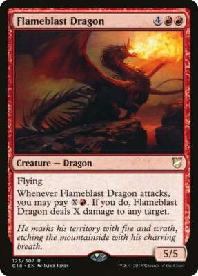 Flameblast Dragon ~ Commander 2018 [ Excellent ] [ Magic MTG ] | eBay
