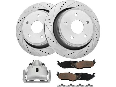 For Chrysler Aspen Brake Pad Rotor and Caliper Set Detroit Axle ...