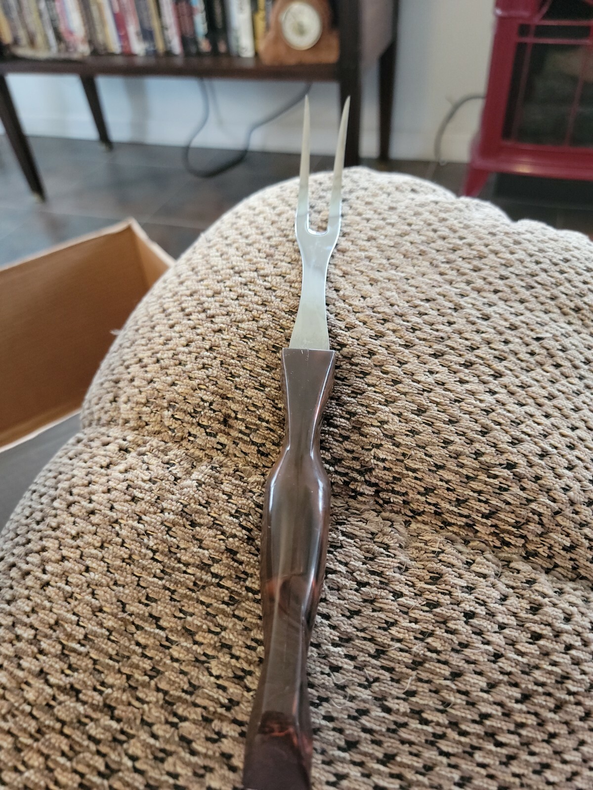 Cutco Carving Fork Classic Brown Handle Marble Made in USA No. 1727 | eBay