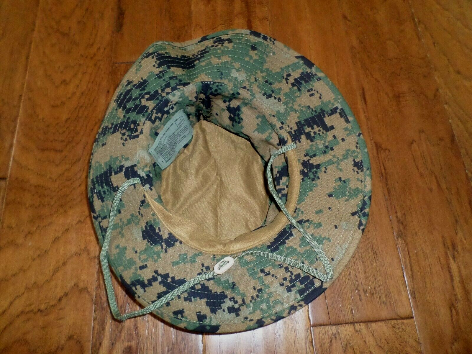 MARINE CORPS BOONIE HAT USMC DIGITAL WOODLAND CAMOUFLAGE MEDIUM 7 1/4 ...
