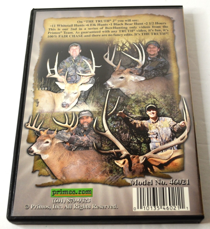 PRIMOS THE TRUTH BOW HUNTING 2 DVD 18 BOW HUNTS | eBay