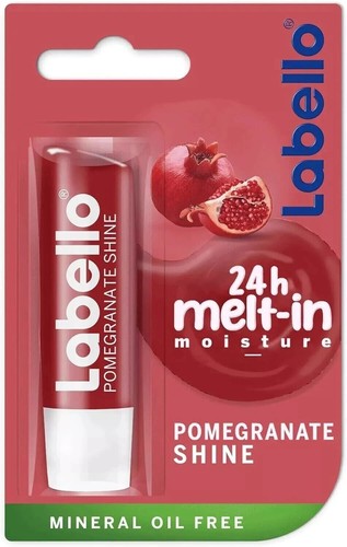 Labello Pomegranate Shine Lip Care, 4.8g Free Shipping World Wide | eBay