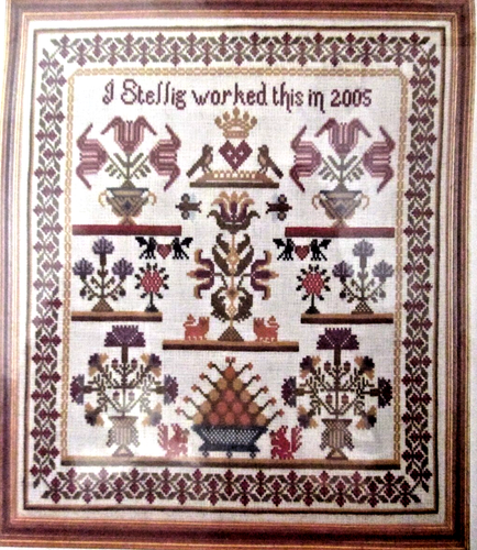 3 Historical Reproductions Sampler Cross Stitch Patterns - 1800's ...