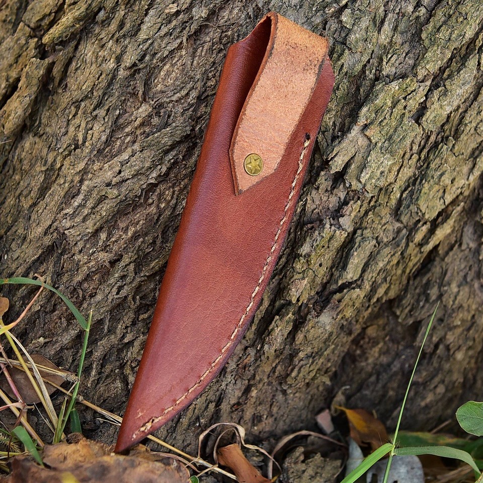 GENUINE LEATHER ENGRAVED CUSTOM HANDMADE KNIFE SHEATH FIXED BLADE KNIFE ...