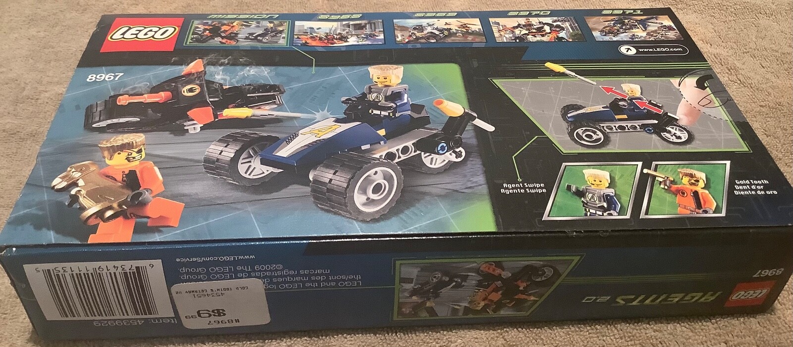LEGO Agents: Gold Tooth's Getaway (8967) for sale online | eBay