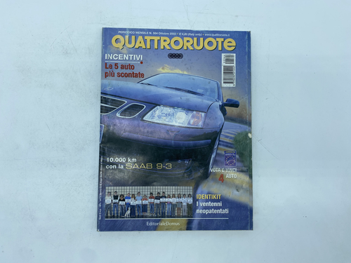 Magazine Quattroruote Year 2002 October Newspaper Book | eBay