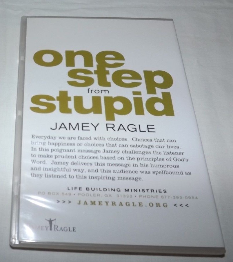 JAMEY RAGLE One Step from Stupid Christian Comedy DVD (Life Building ...