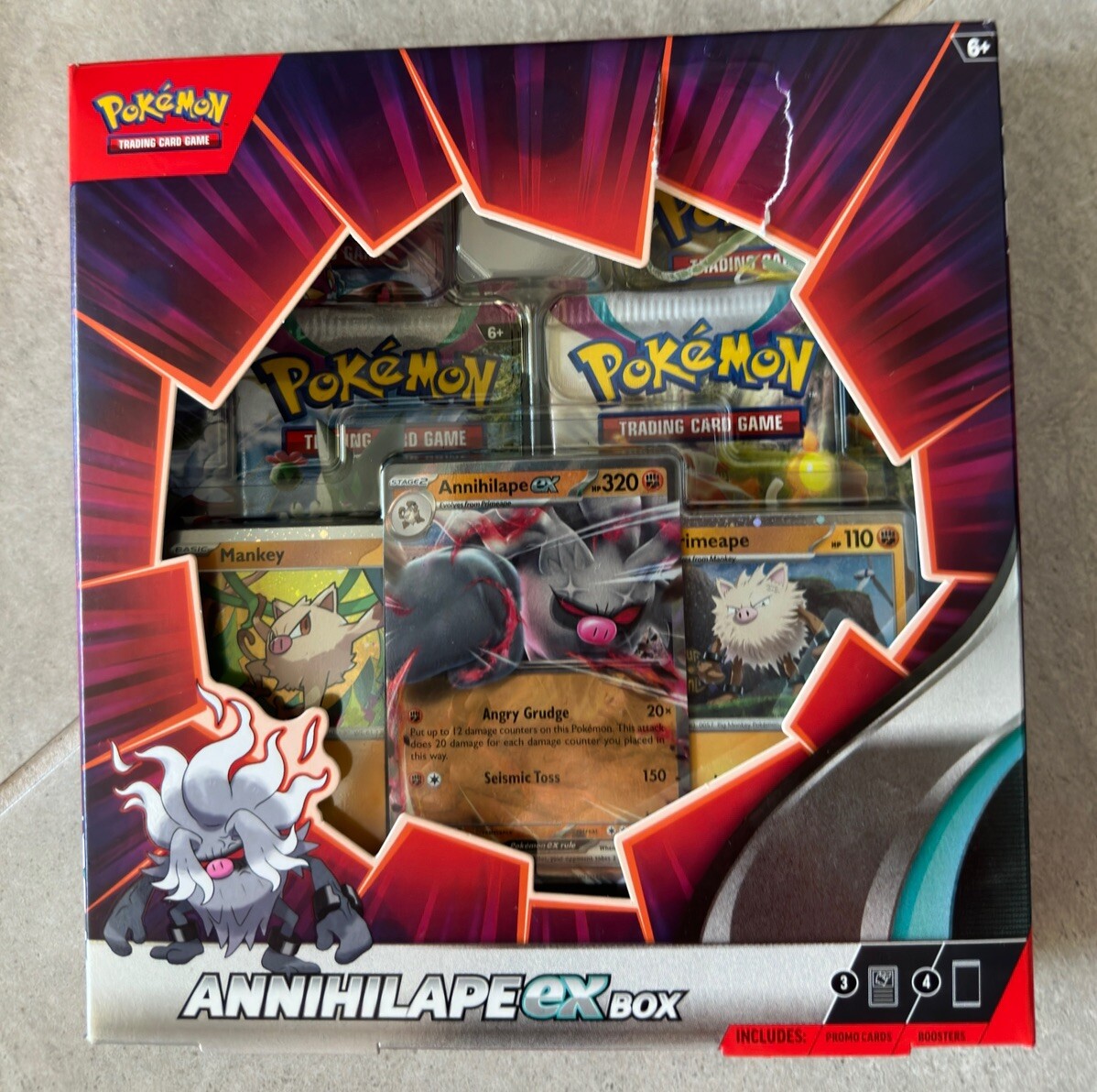 Annihilape ex Collection Box Scarlet & Violet Pokemon TCG New Sealed ...
