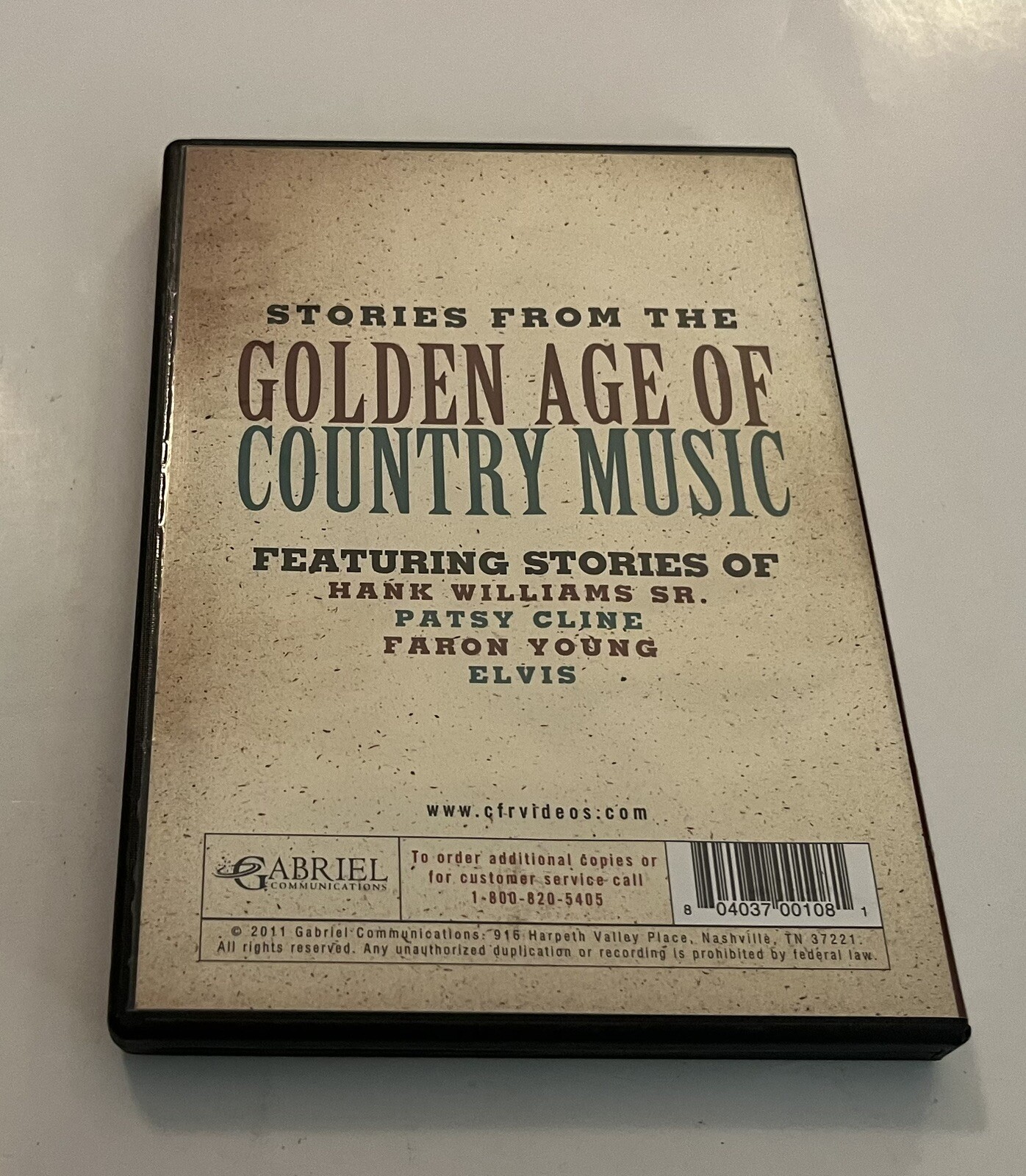 Stories From The GOLDEN AGE OF COUNTRY MUSIC (DVD) Hank Williams Patsy ...