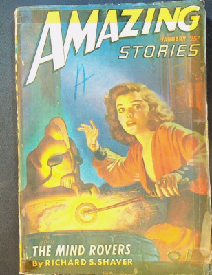 Amazing Stories Pulp January 1947 Richard S Shaver Jackson Ross Pete ...