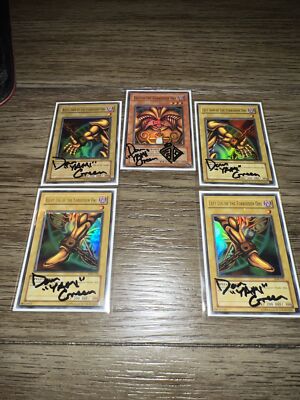 Yu-Gi-Oh! Exodia The Forbidden One - LOB SET - SIGNED BY VOICE ACTOR ...