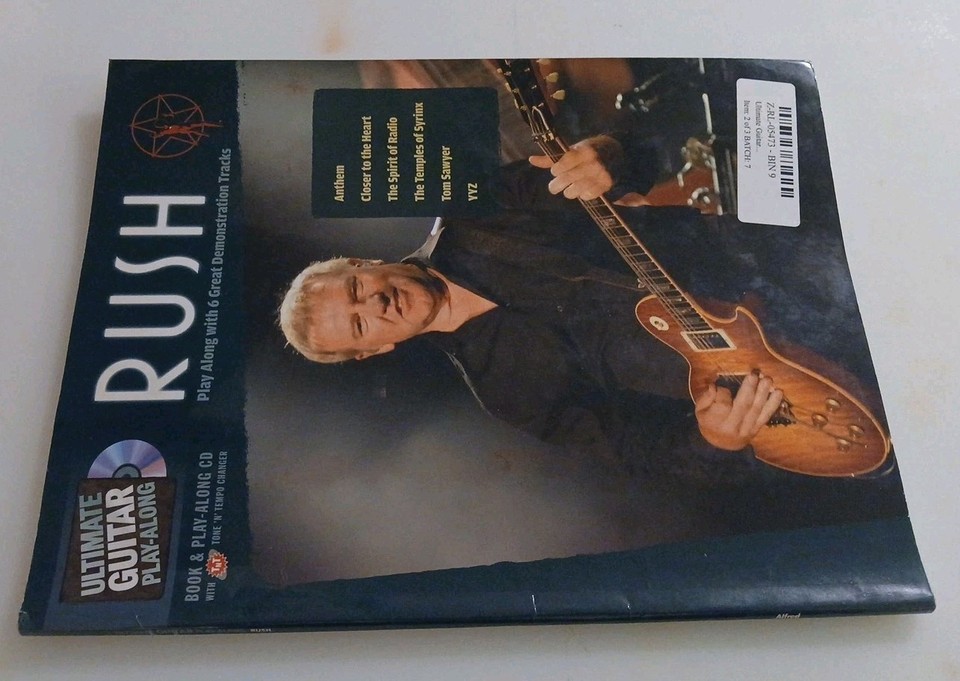 RUSH GUITAR TAB / TABLATURE / **NO CD** / GUITAR SONGBOOK | eBay