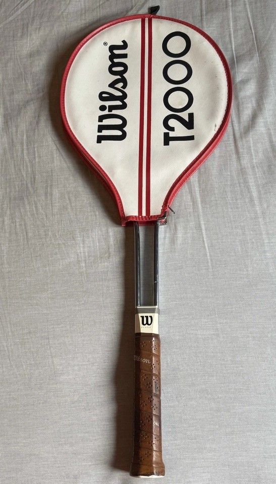 Four 1960s Vintage Wilson T2000 Steel Tennis Rackets W/ Cover Made In ...