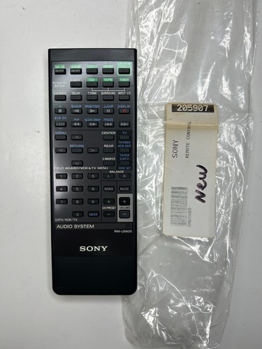 Sony RM-U5600 Remote Multi-System 1990s AV Receiver VCR TV Cable CD ...