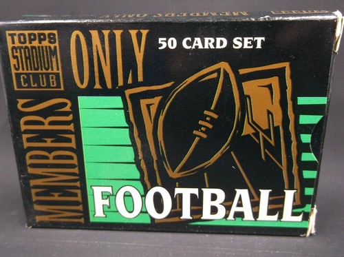 1994 Topps Stadium Club Members Only Football 50 Card Set | eBay