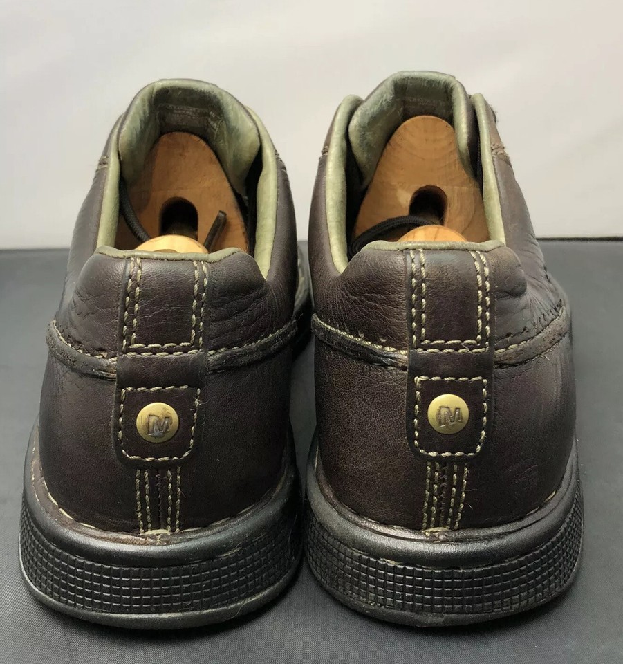 Merrell World Rambler Brown Pebbled Leather J45127 Casual Oxford Shoes ...