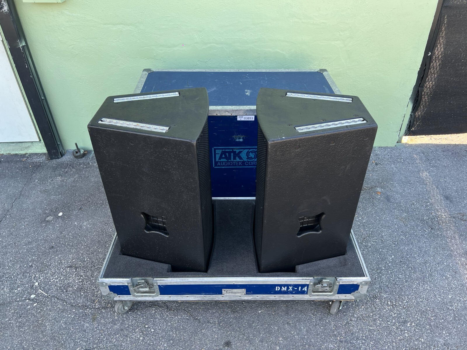 EV XI-1152/94 2-Way X-array Full Range Speakers W/Case #03893 (Pair) | eBay