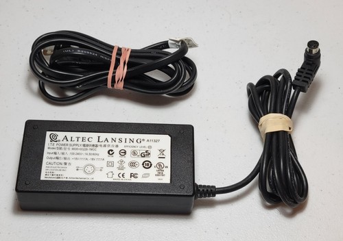 GENUINE Altec Lansing I.T.E. Power Supply AC Adapter Cord 9606+00226 ...