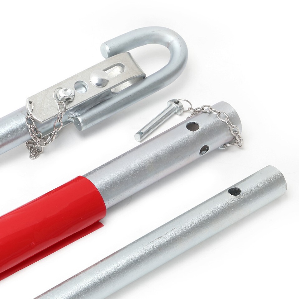 2Ton Straight Pipe Steel Recovery Tow Bar Towing Pole Heavy Duty Steel ...