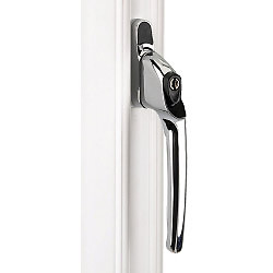 Era Replacement Window Handle Chrome Silver - 3222-37-2 With Lock And ...