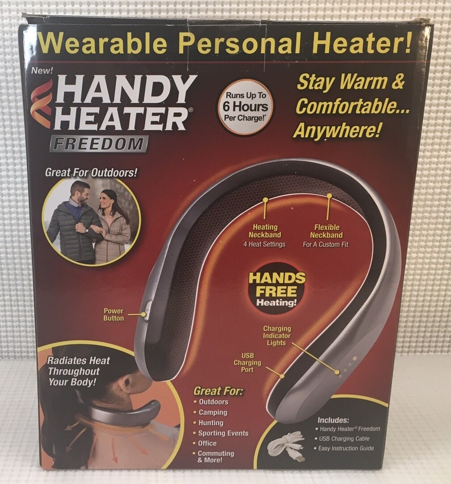 Handy Heater Freedom Neck Wearable Personal Heater - Hands-Free ...