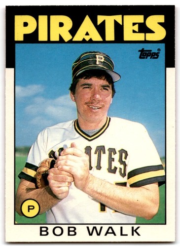 1986 Topps Traded Bob Walk Pittsburgh Pirates #120T | eBay