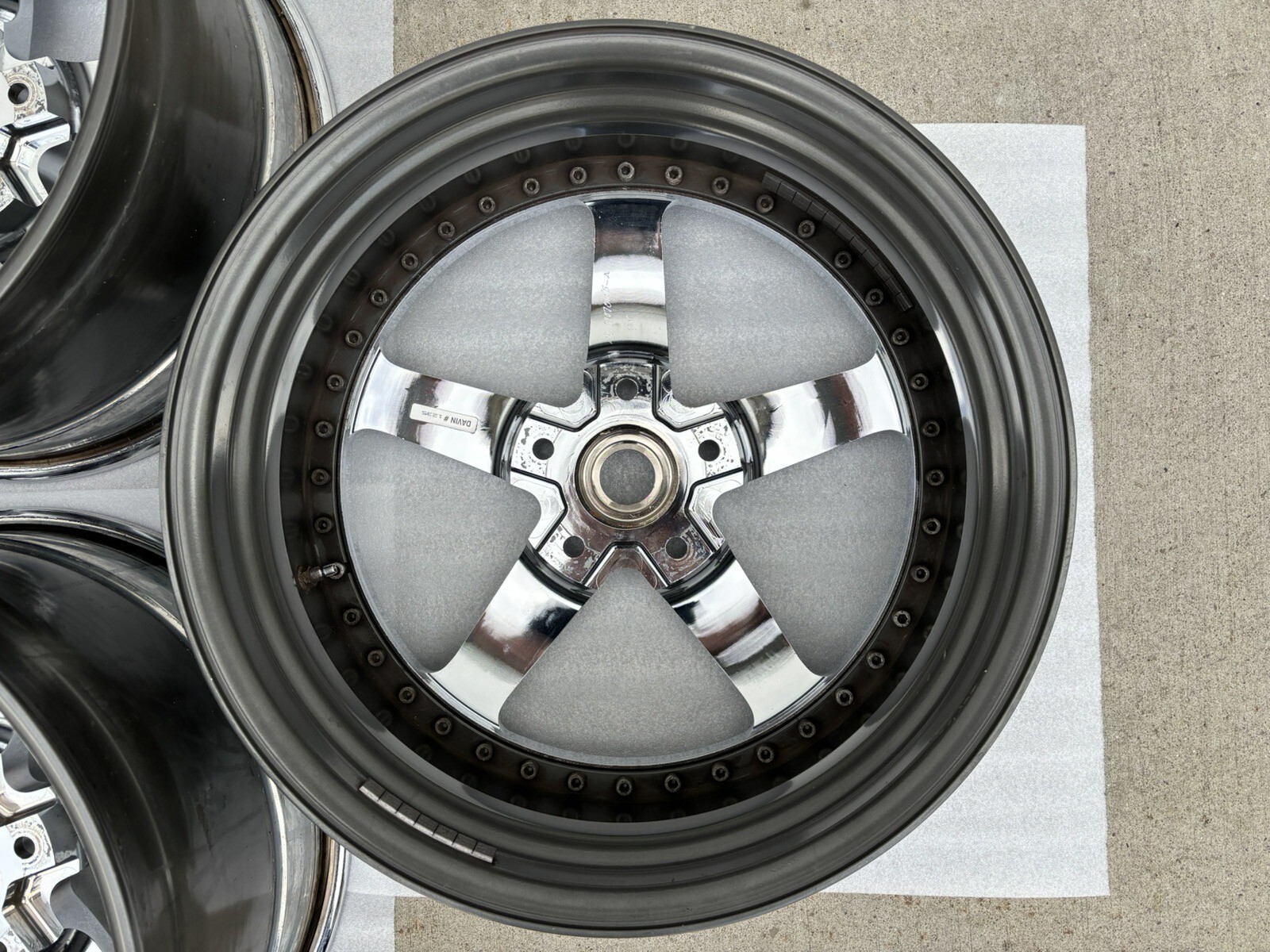 19" Davin Speed SP1 Porsche 911 3-Piece Forged Staggered Wheels Rims ...