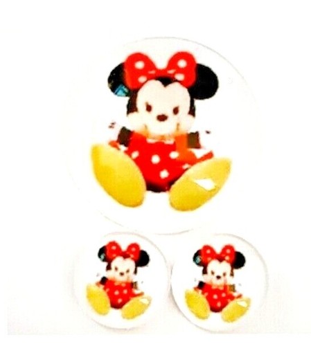 EARRINGS KEYRING MAGNET CABOCHON DISNEY MICKEY MOUSE DAISY DAFFY AUSSIE ...