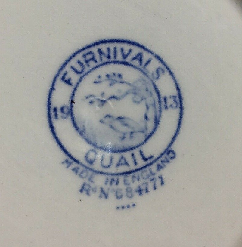 Furnivals Quail Blue England Dishes Various Items Dinnerware & Serving ...