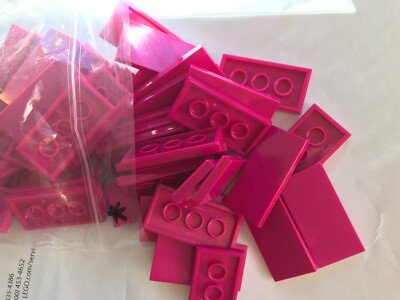 LEGO-NEW- #87079-MAGENTA-2 x 4 TILE-10 PIECES | eBay