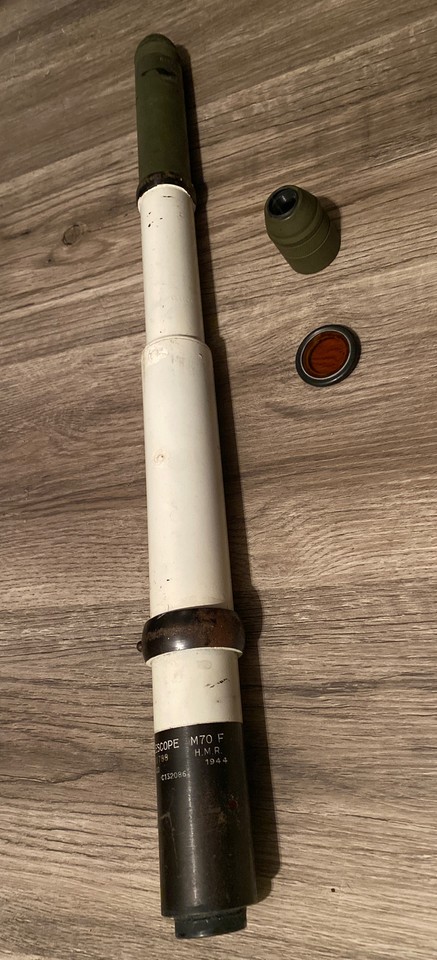 Vintage 1943 WWII M70 F TANK Telescope W/ Extras. GUNNER. War Relic ...