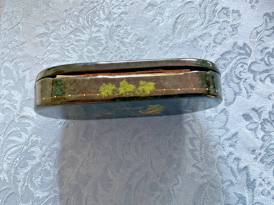 vintage Russian USSR lacquer Fairy Tale hinged box handpainted and ...